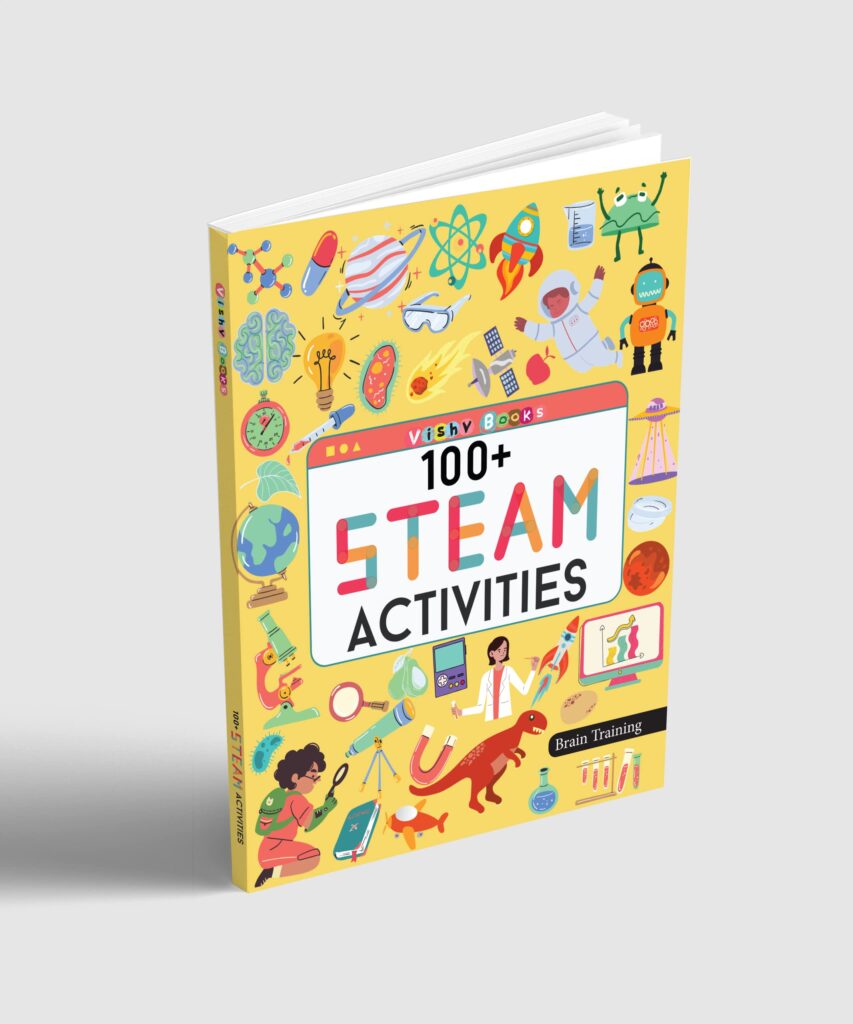 100 + STEAM ACTIVITIES (Brain Training) - The English Book