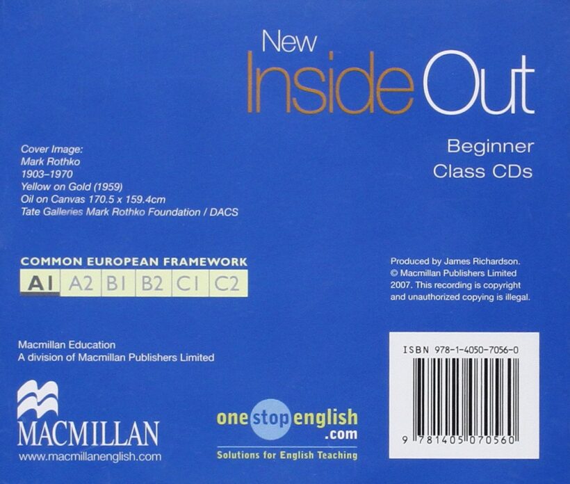 New Inside Out Beginner - Class CDs - The English Book
