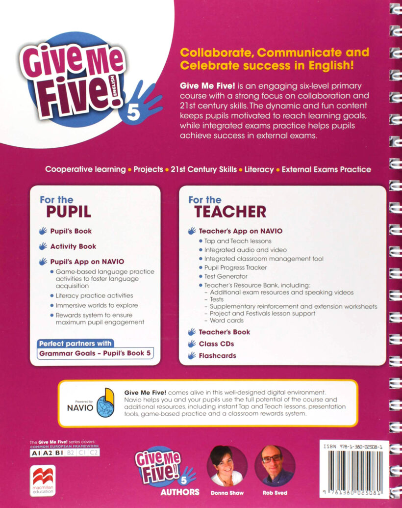 Give me Five 5 – Teacher’s Book - The English Book