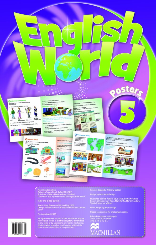 English World 5 Posters - The English Book