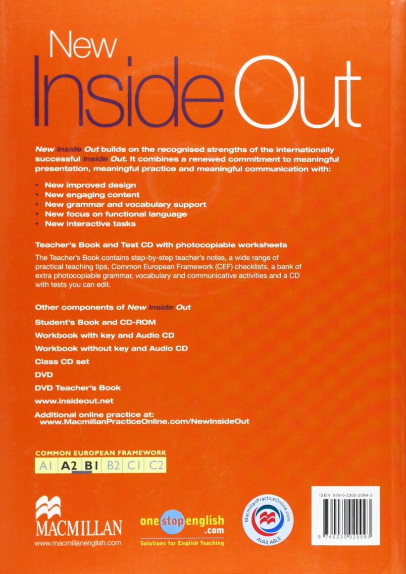 New Inside Out Pre-intermediate: Teacher's Book - The English Book