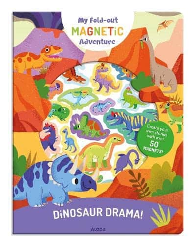 Dinosaur Drama: My Fold-Out Magnetic Adventure - The English Book
