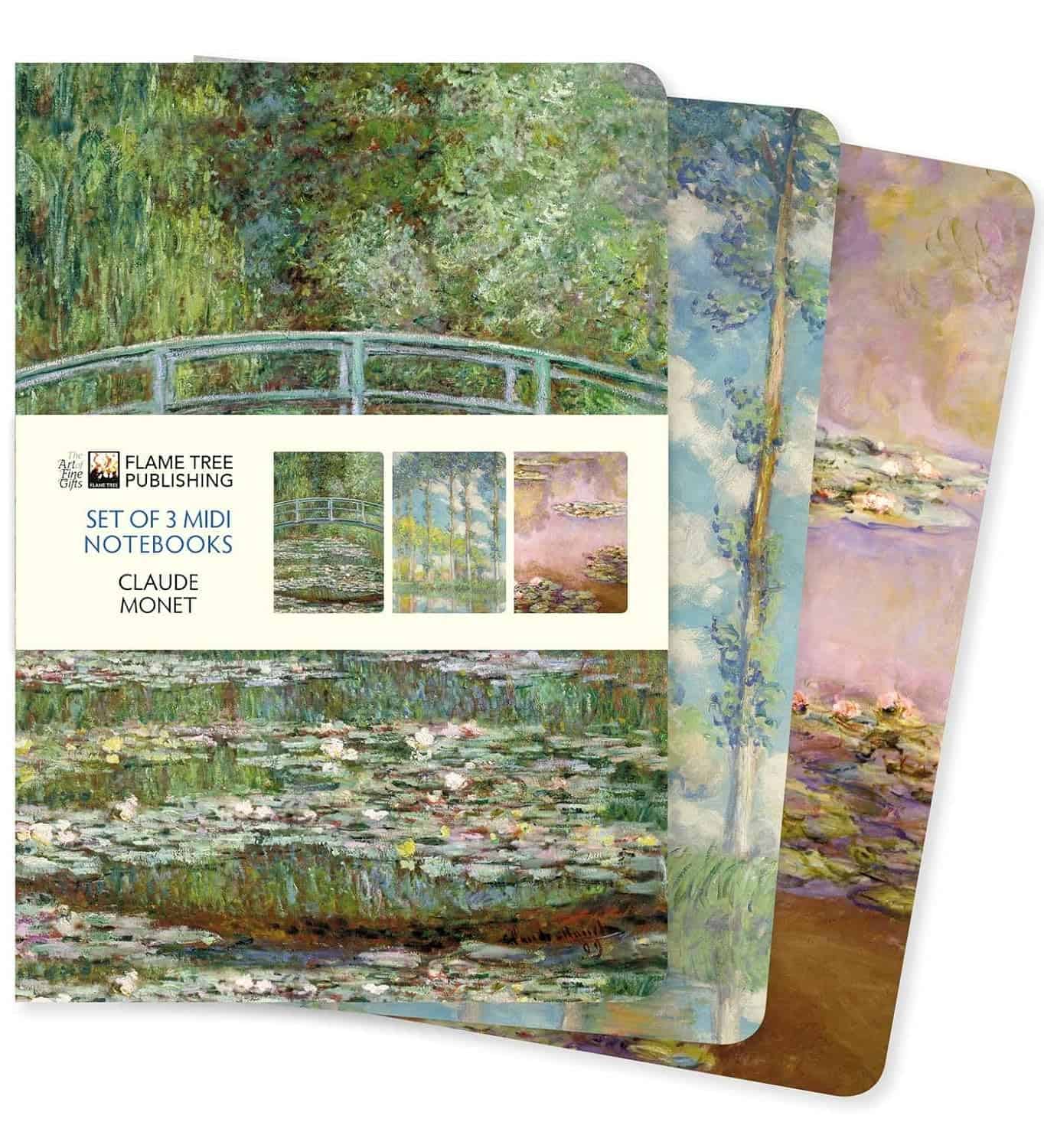Claude Monet: Set of 3 Midi Notebooks - The English Book