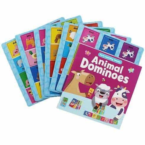 Early Learning Games: Animal Dominoes - The English Book