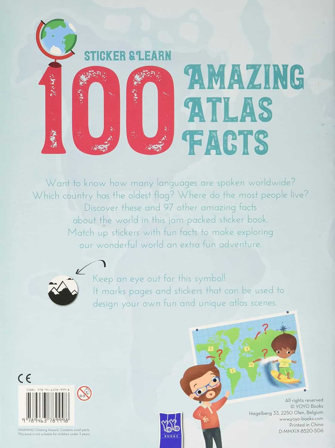 Sticker & Learn: 100 Amazing Atlas Facts - The English Book