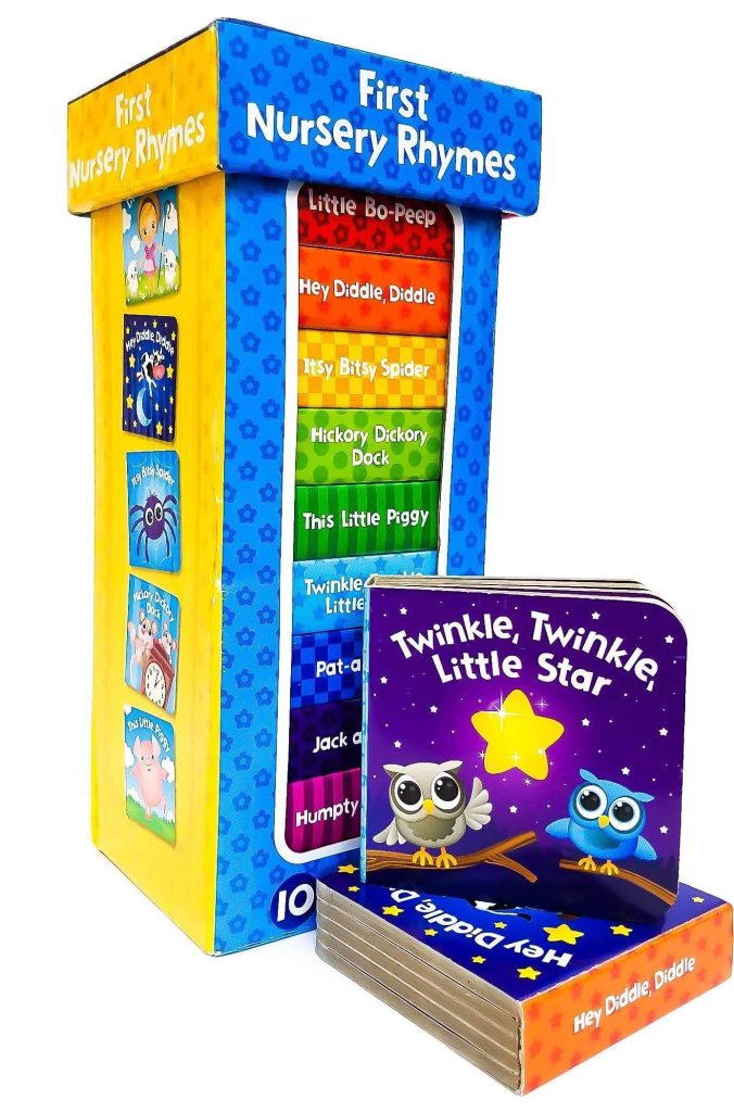 First Nursery Rhymes: 10 Book Tower - The English Book