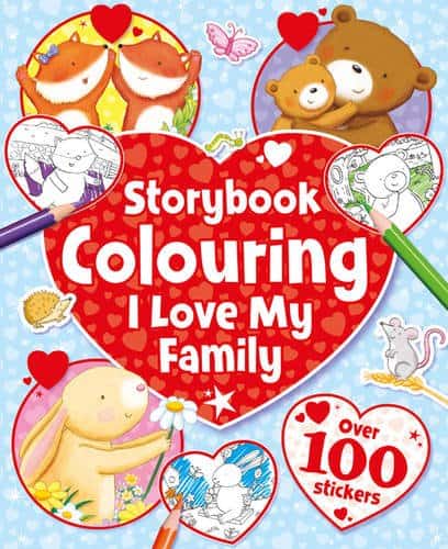 Storybook Colouring - I Love My Family - The English Book